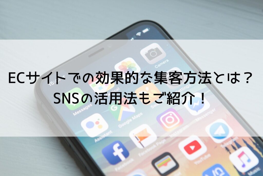 ECサイトでの効果的な集客方法とは？SNSの活用法もご紹介！ | mylogi